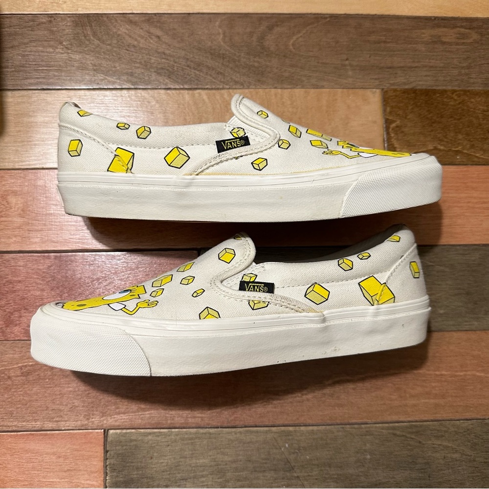 Vans Vault X Spongebob Slip On 7.5 Japan Rare - Gem